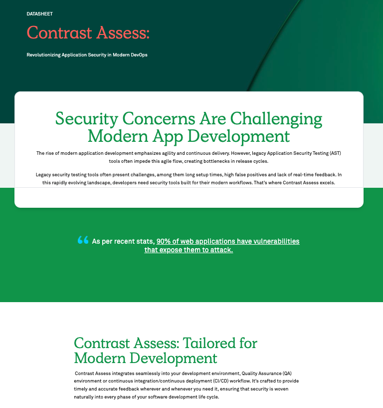 Contrast Assess Iast Security Testing Contrast Security